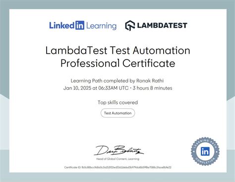 Lambdatest Softwaretesting Professionaldevelopment Qualityassurance
