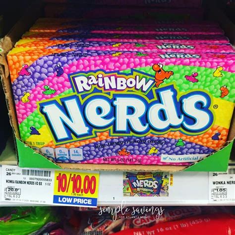 0 62 Each Nerds Movie Box Candy Kroger