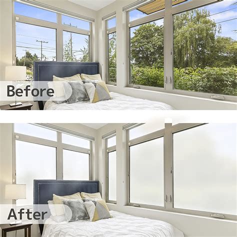 Privacy Made Easy With Hidbea Frosted Window Film Static Cling
