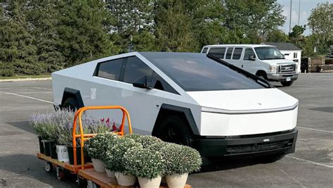 Owner Wraps His Cybertruck In Pearl White Installs Customizations