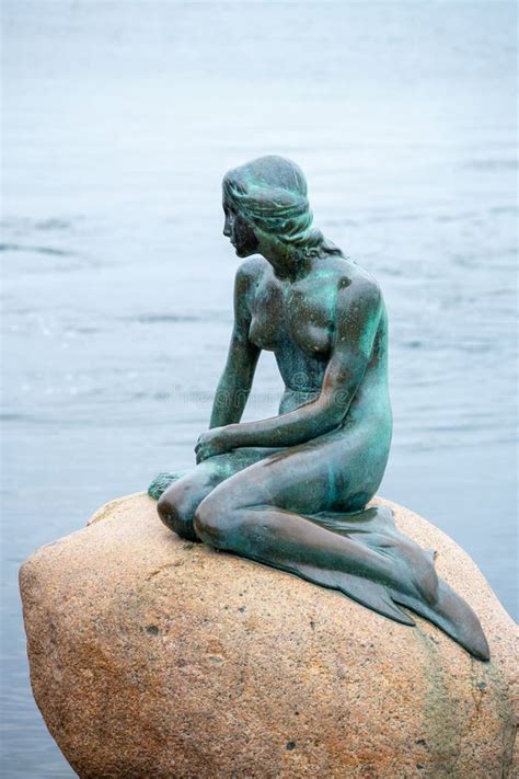 Copenhagenand X27s Little Mermaid By The Water Editorial Image Image