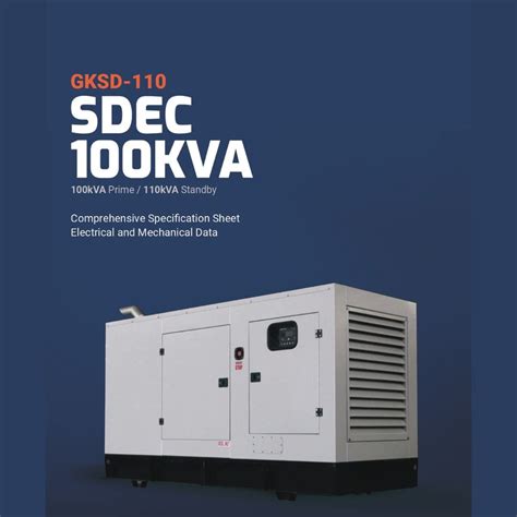 Sdec 100kva Generator Generators Sa