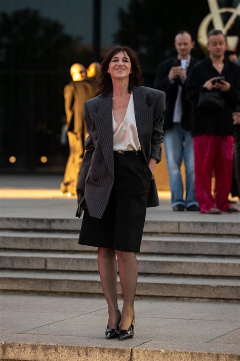 Photo Charlotte Gainsbourg Au Défilé De La Collection Homme été 2024