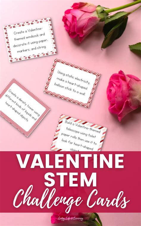 Valentine Stem Challenge Cards