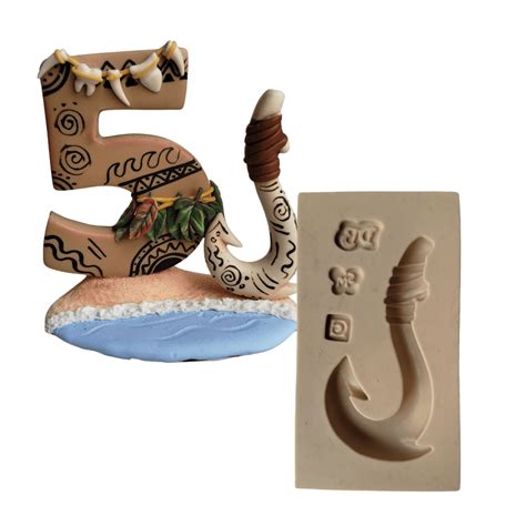 Molde De Silicone Anzol G Cód 1697 Moldes De Silicone Coleção