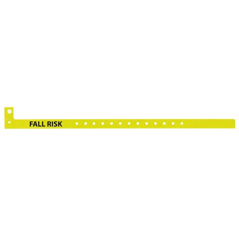 Plastic Bracelet With Fall Risk Imprint Belpro
