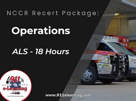 Ems Operations Block Als 911 E Learning Solutions
