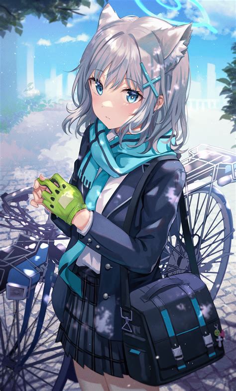 砂狼白子高清壁纸图集插画原画超清画集蔚蓝档案碧蓝档案图片素材 Acg图包网