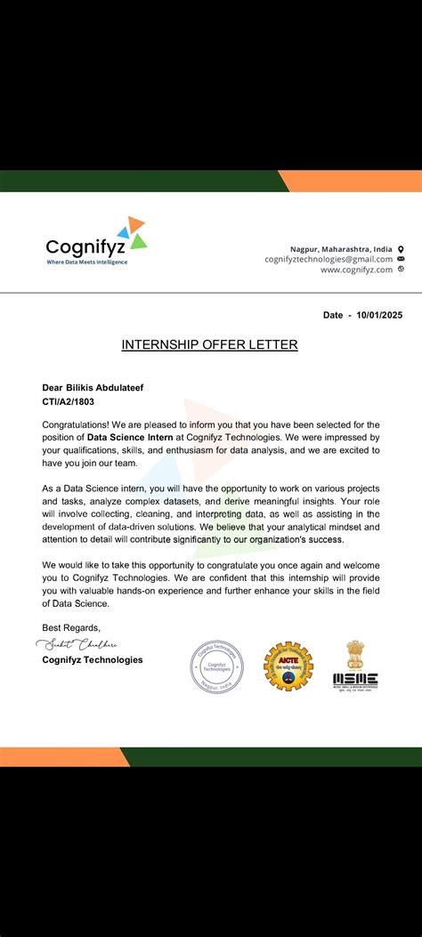 Datascience Internship Learningandgrowing Cognifyz Cognifyztech Cognifyztechnologies