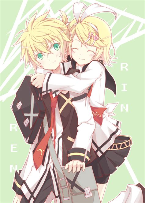 Kagamine Len And Rin Hugging Kagamine Len And Rin Hugging