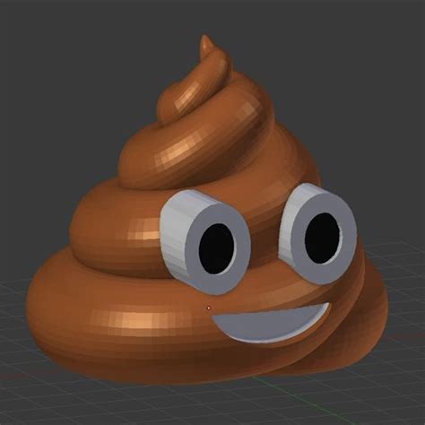 💩 Pile Of Poo Emoji U1f4a9・free Stl File For ・cults
