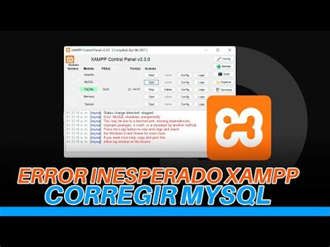 Cómo solucionar el problema del servidor MySQL en XAMPP MySQL YA
