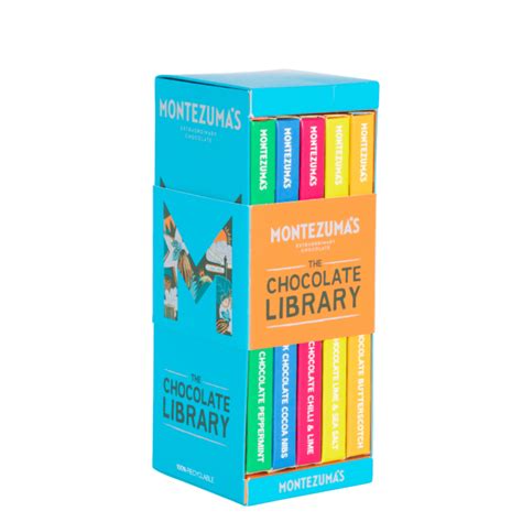 Mixed Chocolate Bar Library Montezumas Chocolate