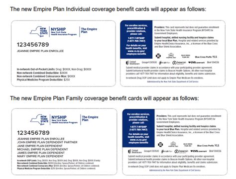 New Empire Plan Benefit Cards Issued For All Enrollees And Covered Dependents Suny New Paltz News