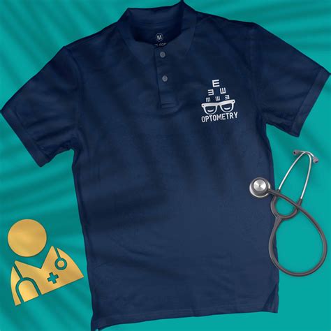 Optometry Logo Polo T Shirt The Manan