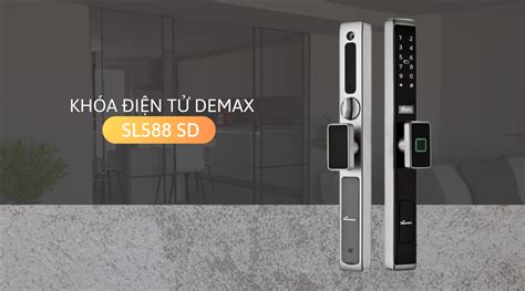 Khóa điện Tử Demax El588 Sd Thiên Kim Home