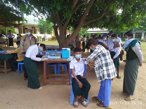 တကောင်းမြို့၊ ဖုန်ကုန်းကျေးရွာအတွင်းရှိ အသက်၁၂နှစ်နှင့် အထက်ကျောင