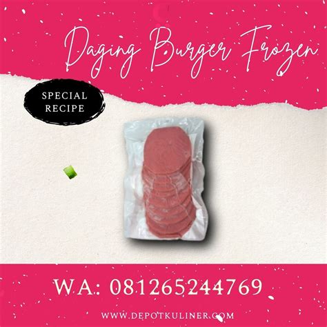 Daging Burger Frozen