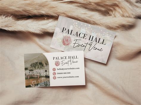 Event Venue Business Cards Instant Download Event Space Rental Cards