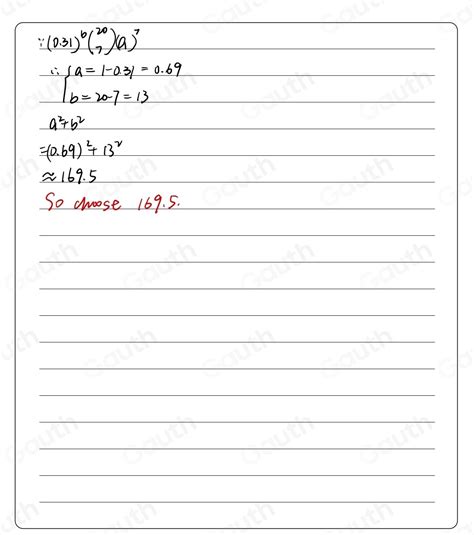 Solved Consider The Following Valid Binomial Probability Expression