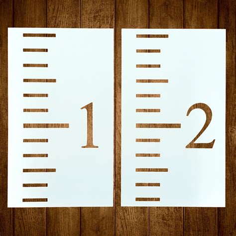 Printable Growth Chart Stencil Printable Stencils