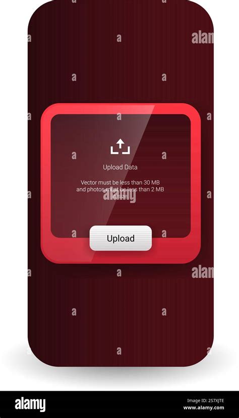 A Stylish And Functional Data Upload Interface Featuring Clear Instructions A Bold Upload