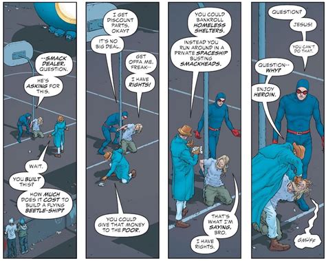 Grant Morrison Wrote The Question And Blue Beetle As Them And Mark Millar