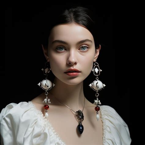 Premium Ai Image Female Model Face