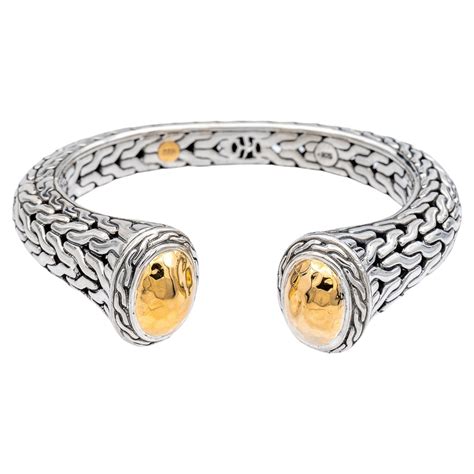 Unusual John Hardy Gold And Silver Bracelet At 1stdibs