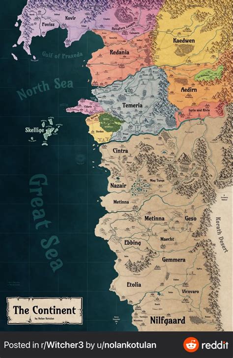 Map Of Middle Earth Fantasy World Map
