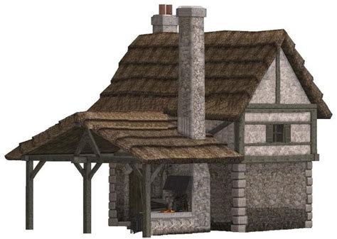 The Pyreforge Smithy Peasant House Medieval Vintage Story Forge