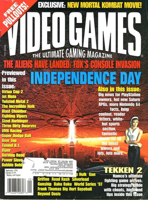 Video Games Issue 92 September 1996 Video Games The Ultimate Gaming