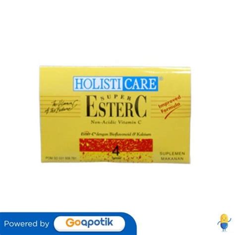 Jual Holisticare Super Ester C Strip 4 Tablet Shopee Indonesia