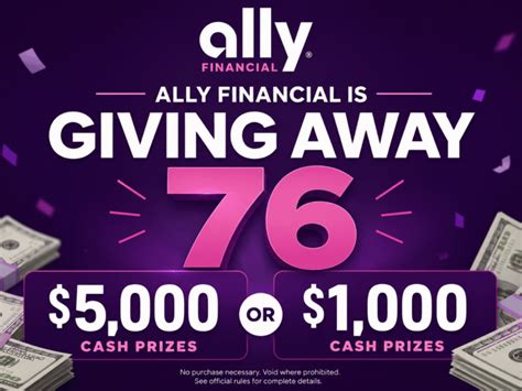 Ally Make It Rain Sweepstakes 76 Winners Get Big Cash Prizes The