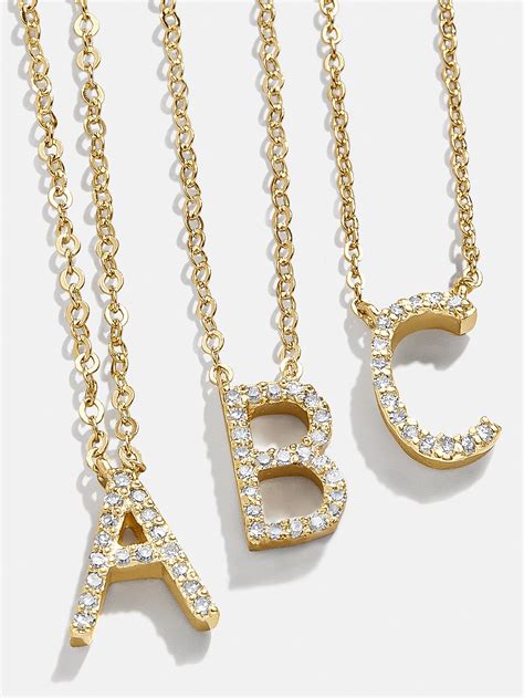 14k Gold Diamond Initial Necklace Sale Styles Start At 10 This Week Only Baublebar