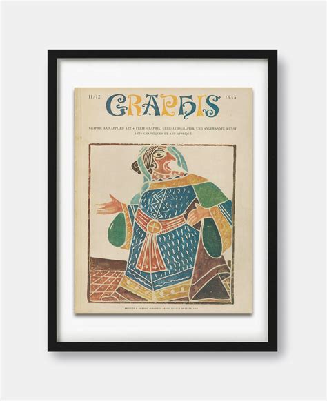 Graphis Magazine Issue 163 1972 Cover Print The Curious Desk