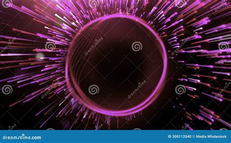 Spiral Movement Of Particles Smooth Spiral Movement Motion Stock