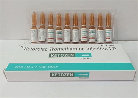 Ketorolac Tromethamine Injection At ₹ 47box Ketorolac Injection In