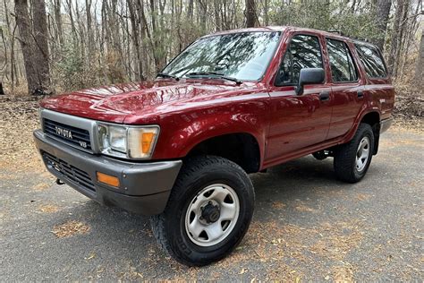 No Reserve 1990 Toyota 4runner Sr5 V6 4wd For Sale On Bat Auctions