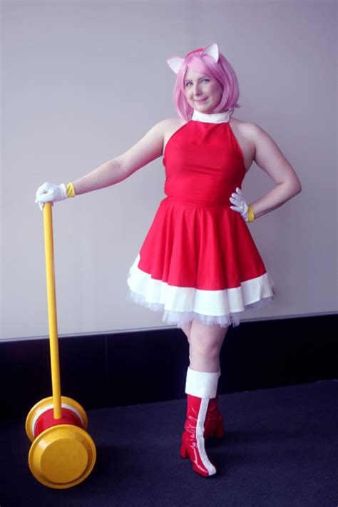Amy Rose From Sonic The Hedgehog Cosplay Sonic Costume 52 Off
