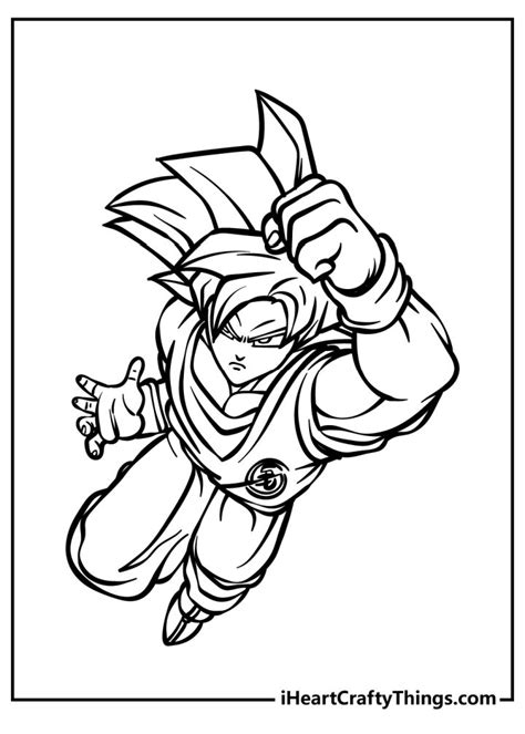 Goku Coloring Pages For Adults