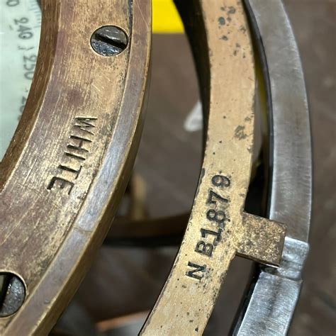 Antique Ships Compass Art Piece Ugly Glass And Co