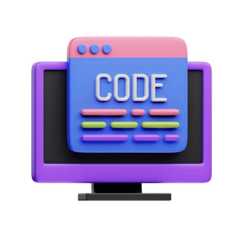 Source Code Coding Programming Html Script Development 3d Illustration Download On