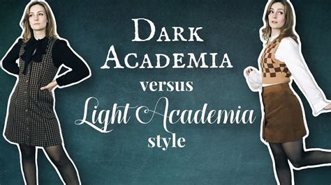 Dark Academia Vs Light Academia Style Aesthetic Comparison Fall