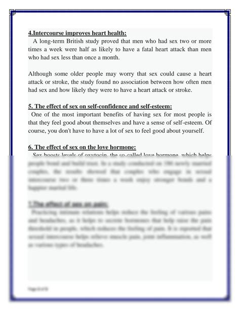 Solution 10 Surprising Health Benefits Of Having Sex Studypool