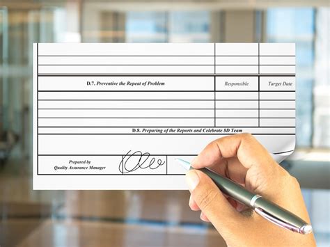 8d Root Cause Analysis Template