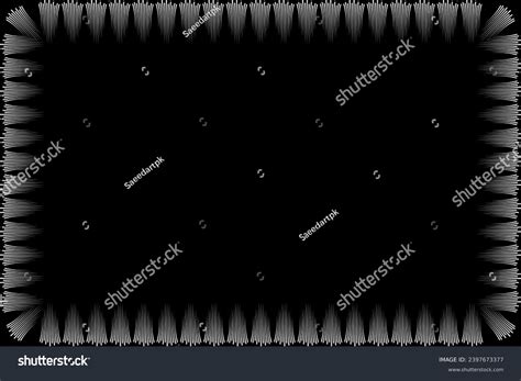 Rectangle Border Design Black Background Fame Stock Illustration 2397673377 Shutterstock