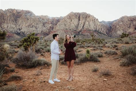 Red Rock Proposal Photoshoot — Las Vegas Elopement Photographer Amber