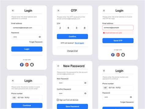 Collection Of Modals Part Instagram Mobile Web Ui Design Ui Design