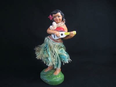 Vintage Dashboard Wiggler Hula Girl 423708945